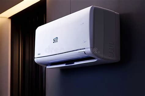 smart air conditioner an air conditioner with wi fi connectivity stock