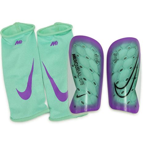 Nike Mercurial Lite Shin Guards Turquoisepurple Azteca Soccer