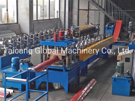 Automatic Gi Ppgi Ridge Cap Roof Sheet High Speed Roll Forming