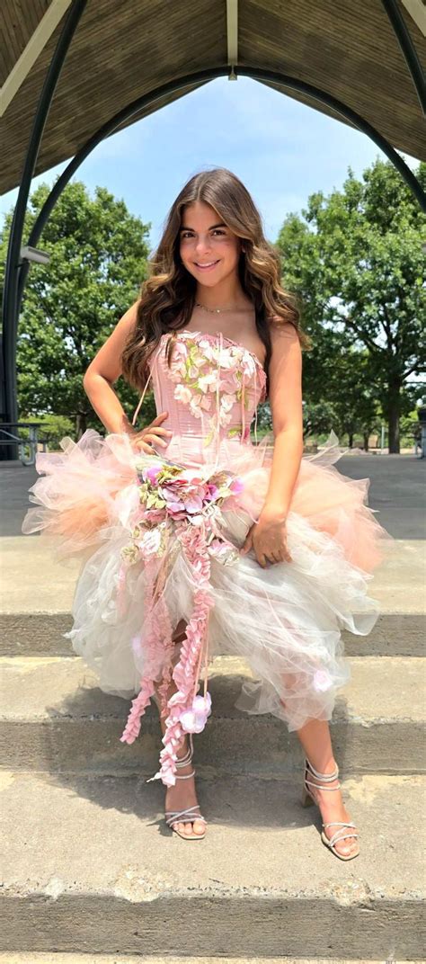 Blush Floral 3d Corset Set Millenia Elena Collection