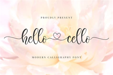 Hello Cello Font Dafont Com