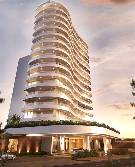 Sky Tres31 Modelado 3d Fotorealista Edificios Modernos