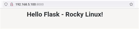 Cómo Instalar Flask Con Nginx Y Gunicorn En Rocky Linux Howtoforge