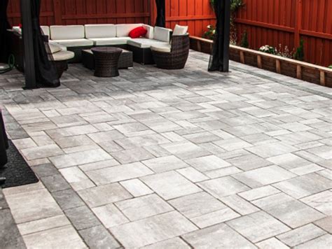 Interlocking Stone Installation In Utopia Ontario Platinum Hill