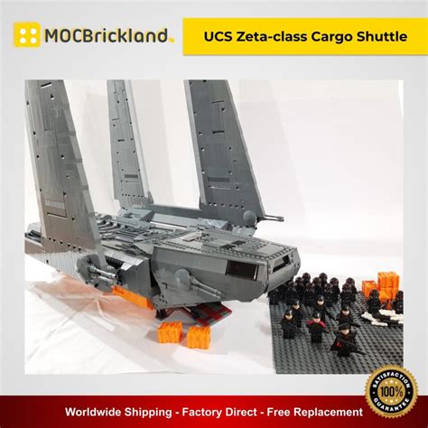 Ucs Zeta Class Cargo Shuttle Moc 8143 Star Wars Designed By