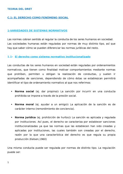 Teoria Del Dret Upf Docsity