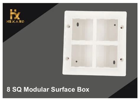 Plastic 8 M Square Moduler Box White At ₹ 43 Piece In Ahmedabad Id 27466098348