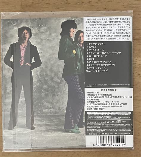Yahooオークション 国内盤 帯付き スティッキーフィンガーズ スペ