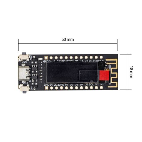 برد توسعه Ttgo Esp8266 با نمایشگر 091 اینچ Oled