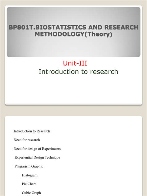 Final Biostatistics And Research Methodology Unit Iii Ppt Pdf Mannwhitney U Test
