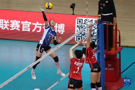 排球——女排超级联赛上海光明优倍队胜浙江西塘古镇队东方体育