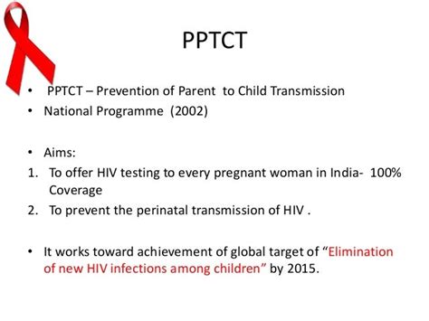 Perinatal Transmission Of Hiv