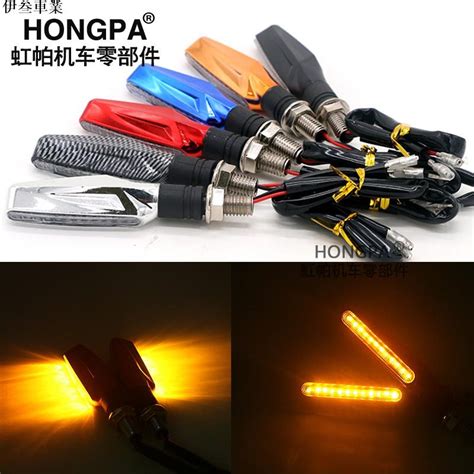 通用型 Led 方向燈 機車方向燈 一字 轉向燈 日行燈 野狼 Force 雷霆 Bws 雲豹 重機 伊叁車業 蝦皮購物