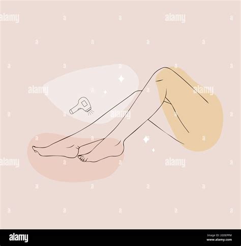 Shaved Legs Stock Vector Images Alamy