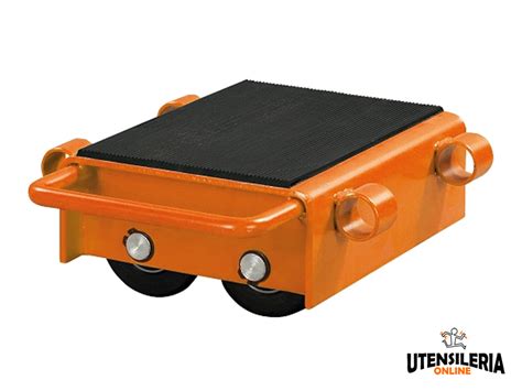 Pattini A 4 Rulli Regolabili Unicraft VTR 6 Spostamento Carichi Pesanti