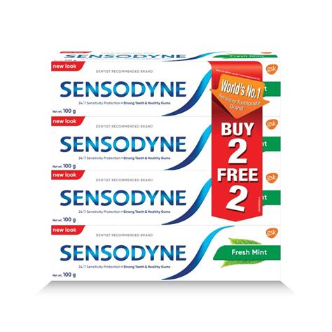 Sensodyne Sensodyne 247 Protection Fresh Mint Toothpaste 100g 4s