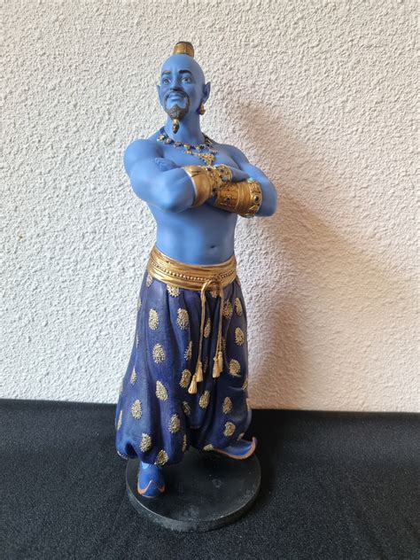 Disney Showcase Aladdin Genie Figurine Enesco New In Box Etsy