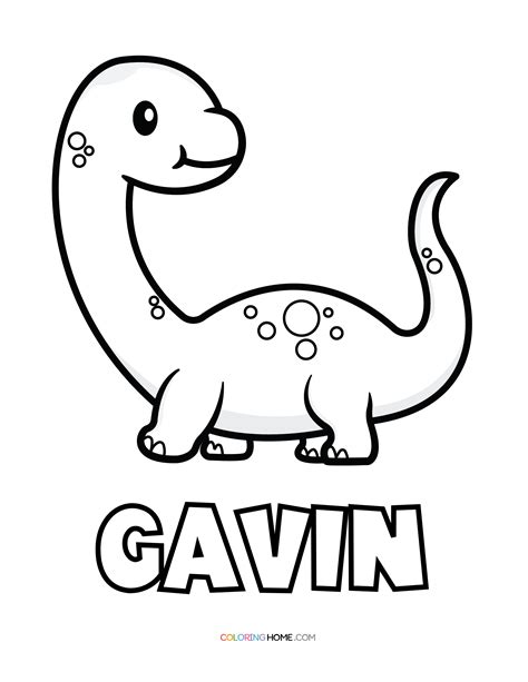 Gavin Name Coloring Pages Coloring Nation