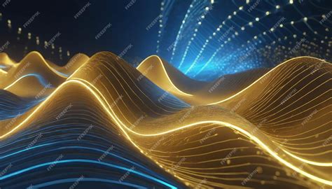 Abstract Digital Background With Connecting Dots And Lines Premium Ai Generated Image