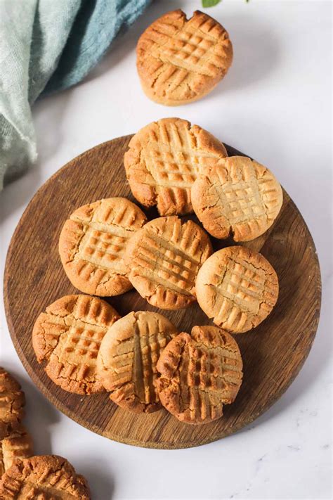 2 Ingredient Peanut Butter Cookies Recipe No Egg Simple Desserts