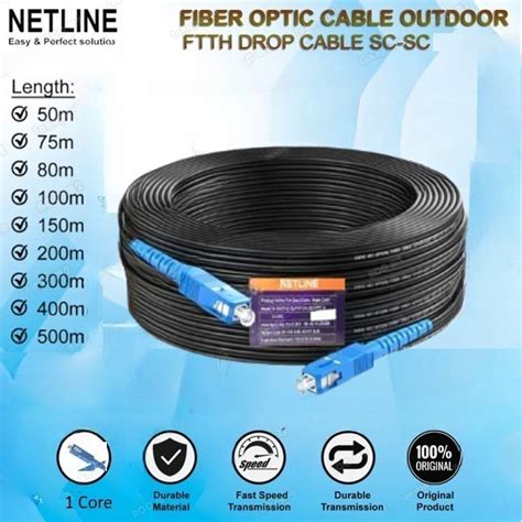 Jual Kabel Precon Netline Fo Ftth Fiber Optic 1 Core Sc Sc Upc 3