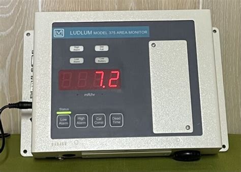 Ludlum Model 375 1 Digital Wall Mount Area Monitor Chp Consultants