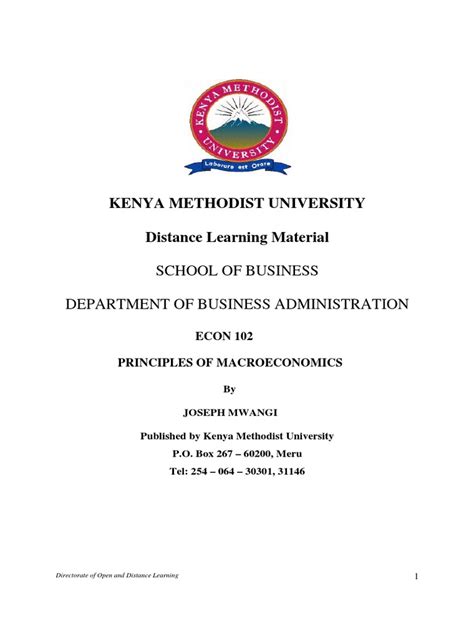 Econ 102 Principles Of Macroeconomics Pdf Taxes Inflation