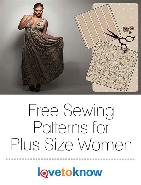 Free Sewing Patterns For Plus Size Women Lovetoknow Plus Size