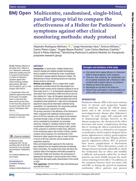 Pdf Multicentre Randomised Single Blind Parallel Group Trial To