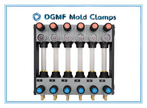 Dgmf 10l Precision Water Flow Regulators For Injection Molding Dgmf Mold Clamps Manufacturer