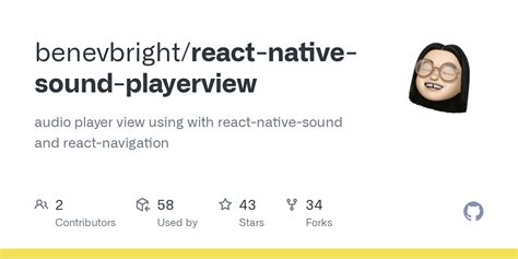 GitHub Benevbright React Native Sound Playerview Audio Player View Using With React Native