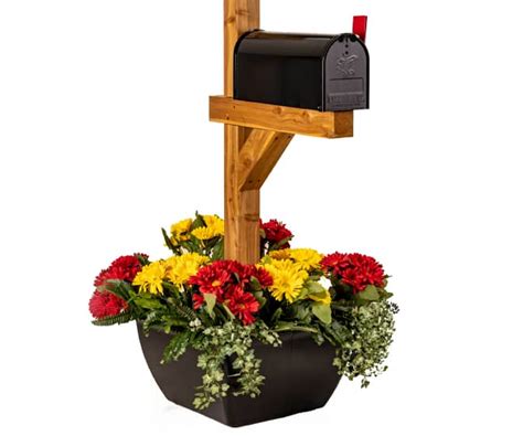 Snappot Wrap Around Post Planter For Mailboxes And Columns The
