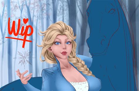 Elsa Wip By Darkraart On Deviantart
