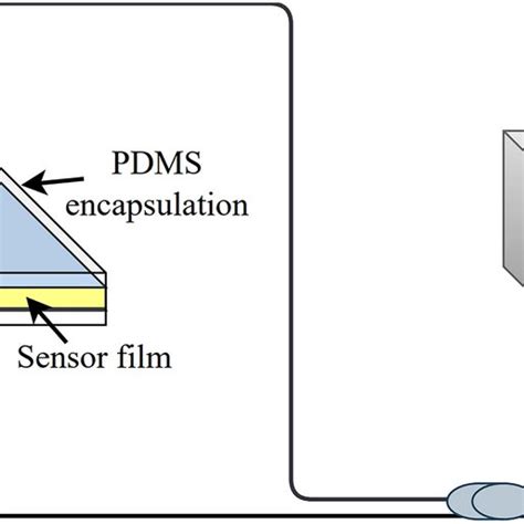 Schematic Of Piezoelectric Pvdf Nanosilica Based Touch Sensor