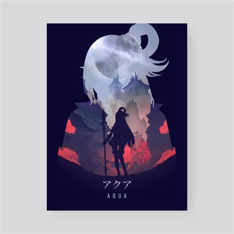 Aqua Dark Illusion An Art Print By Illust Artz Inprnt