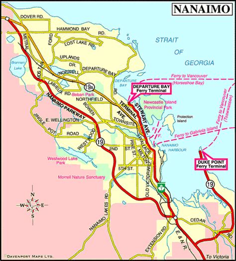 Map Of Nanaimo Vancouver Island Vancouver Island News Events