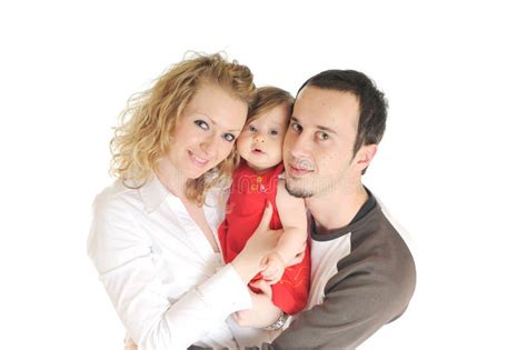 Familia Joven Feliz Foto De Archivo Imagen De Infante 9136344