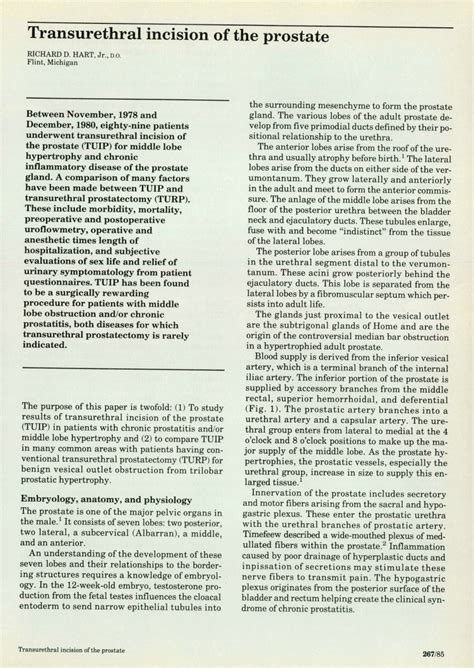 Pdf Transurethral Incision Of The Prostate