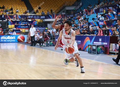 Yuta Tabuse Japan Dribbles Qatar Quarter Final Match 2015 Fiba — Stock