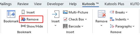 How To Remove All Bookmarks Or Selected Bookmarks In Word