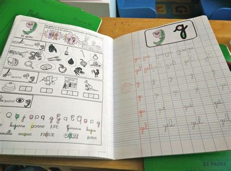 Ecriture En Gs Cahier Décriture La Classe De Luccia Écriture Gs