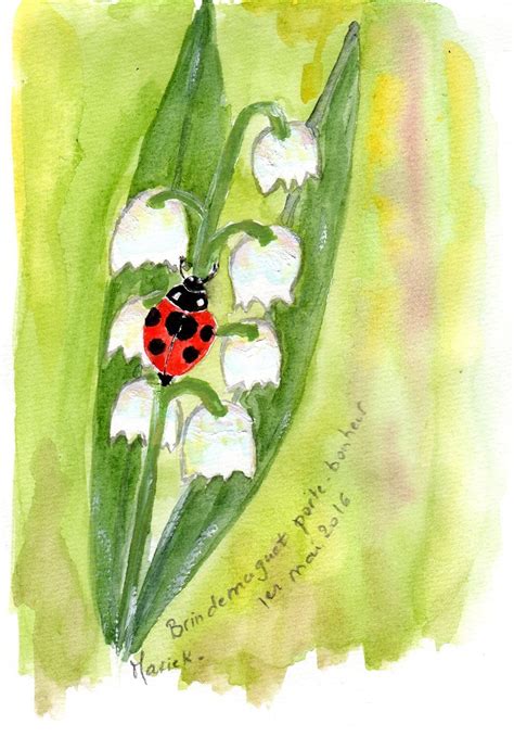 Un Bout De Chemin En Couleur Joyeux 1er Mai 2016 Muguet Porte Bonheur