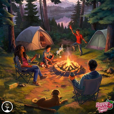Happy Colour Camping By Mdwyer5 On Deviantart