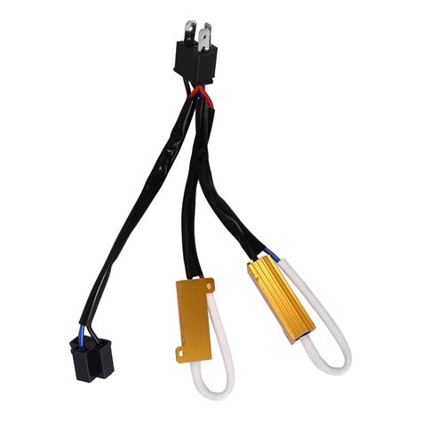 Light Resistor Wire Harness Adapter Load Resistor Kit Bulb Relay
