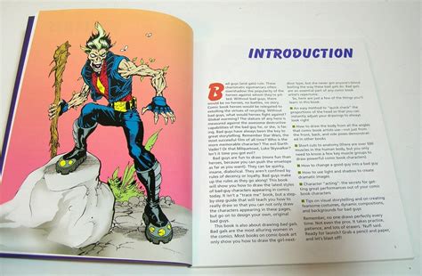 How To Draw Comic Book Bad Guys And Gals By Christopher Hart Etsy