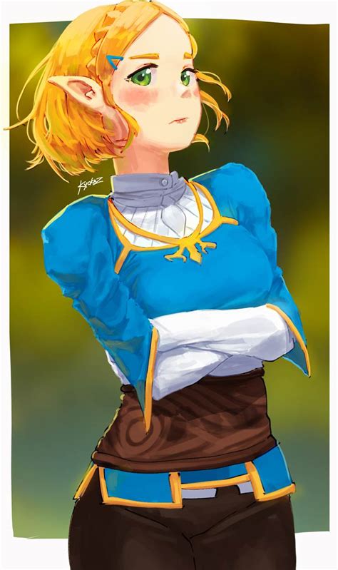 女孩子 塞尔达 The Legend Of Zelda 100 Bookmarks 塞尔达公主 Kyokazillustration Pixivbox