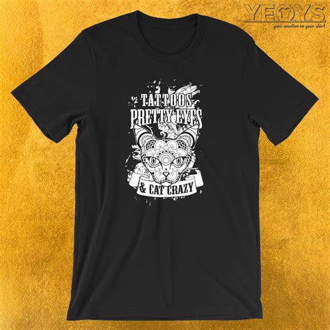 Tattoo And Cat Crazy T Shirt