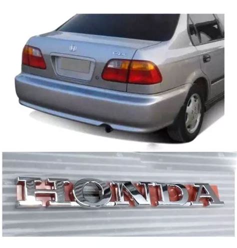 Emblema Sigla Honda Porta Malas Civic 98 02 Original Parcelamento Sem
