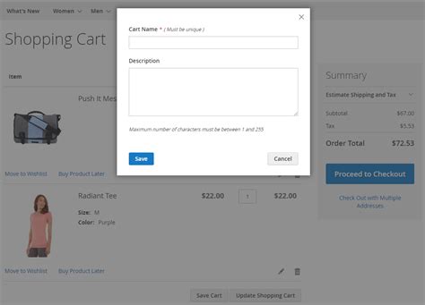Magento 2 Save Cart Extension By Mageplaza Firebear
