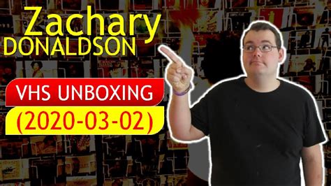 VHS Unboxing 2020 03 02 YouTube